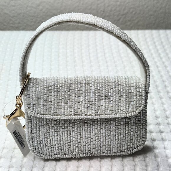 Accessories | Brand New Viral White Beaded Mini Bag Charm | Poshmark